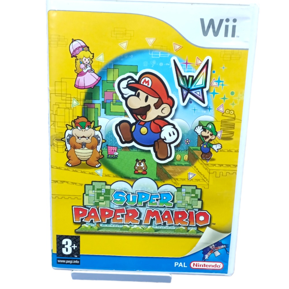 Used Super Paper Mario Wii Game - Own4Less